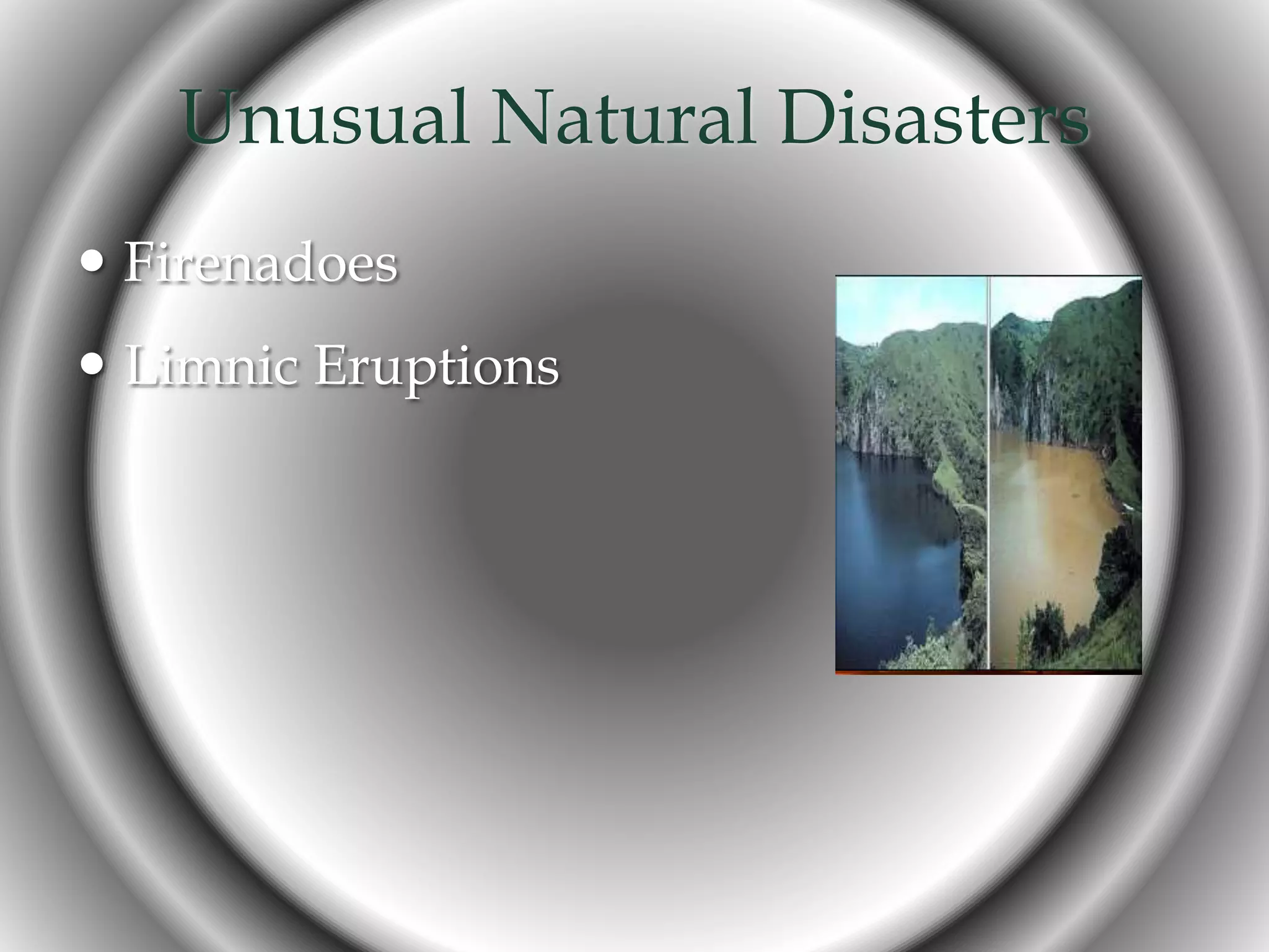 NATURAL AND MAN MADE DISASTERS | PPTX
