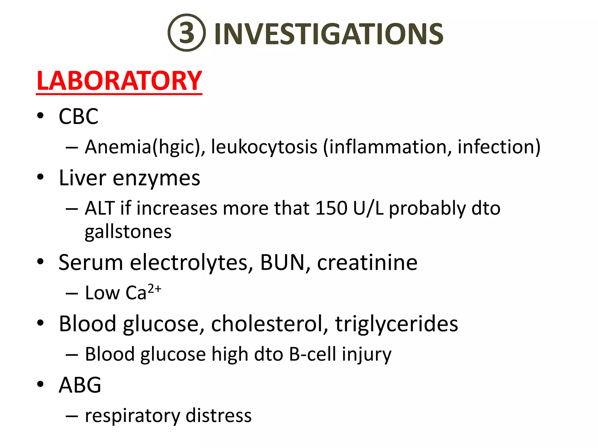 Diagnosis of Acute Pancreatitis | PPTX