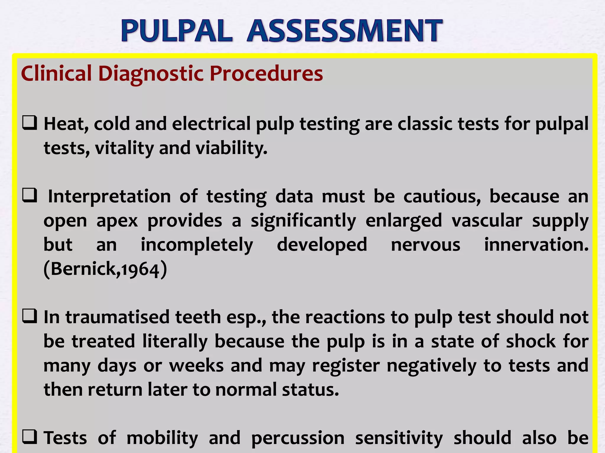 pulp therapy in young permanent tooth | PPTX