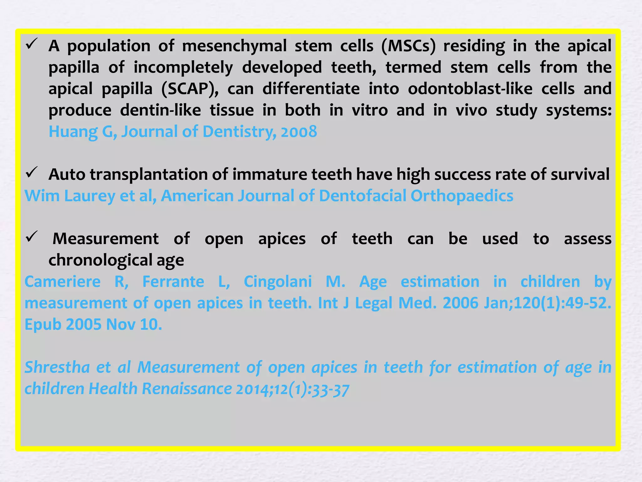 pulp therapy in young permanent tooth | PPTX