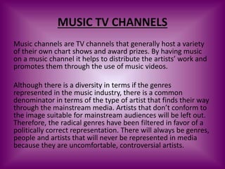 Music TV Channels | PPTX