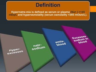 Hypernatremia | PPTX