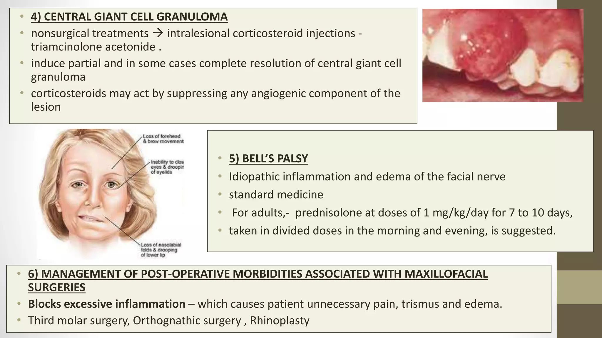Corticosteroids - Role in Oral and Maxillofacial Surgery | PPTX