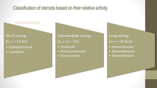 Corticosteroids - Role in Oral and Maxillofacial Surgery | PPTX
