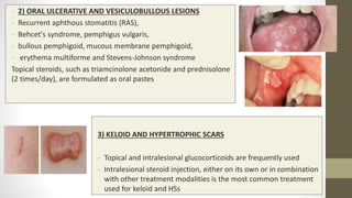 Corticosteroids - Role in Oral and Maxillofacial Surgery | PPTX