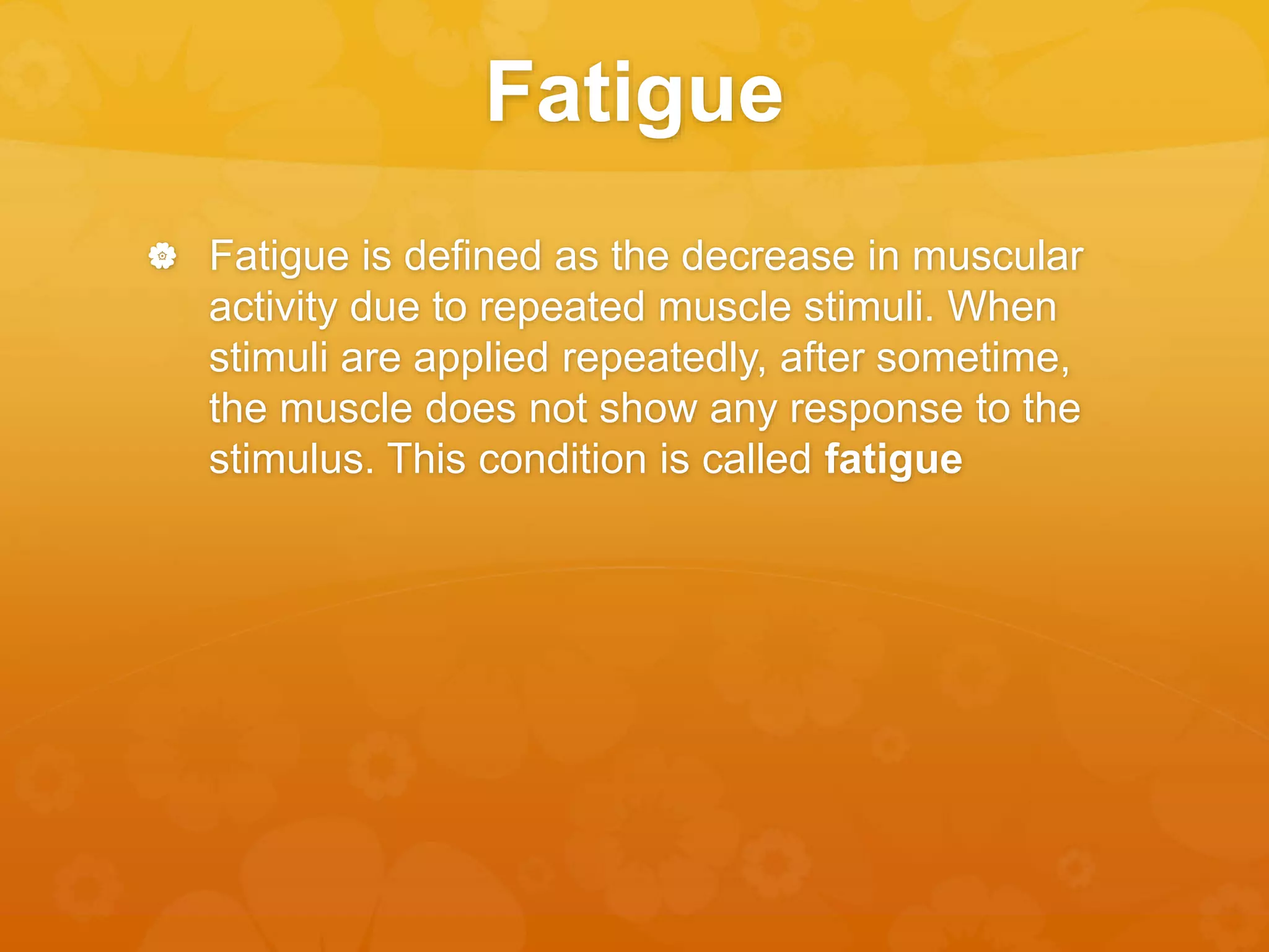 Fatigue | PPTX