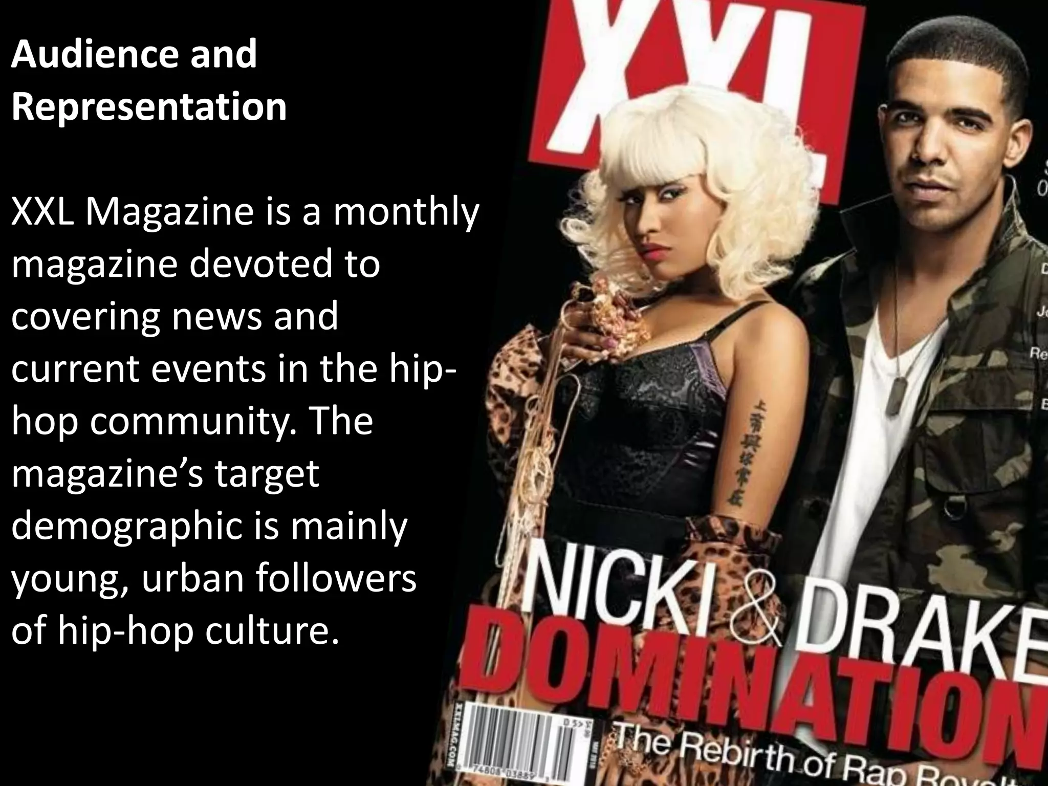 Front Cover Analysis - XXL Magazine | PPT