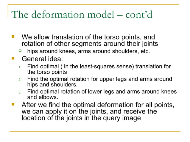 Recovering 3D human body configurations using shape contexts | PPT | Databases | Computer ...