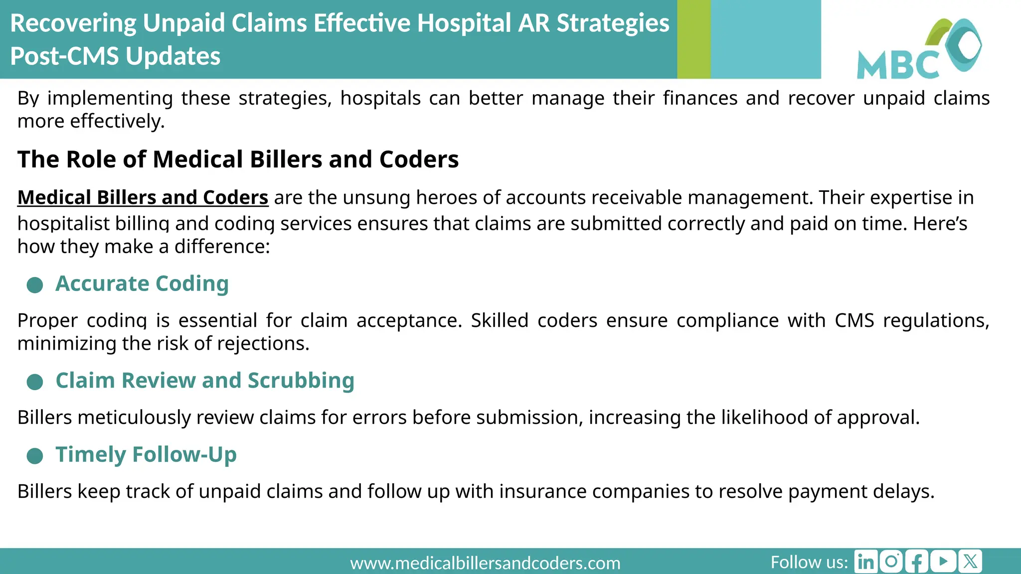 Recovering Unpaid Claims Effective Hospital AR Strategies Post-CMS ...