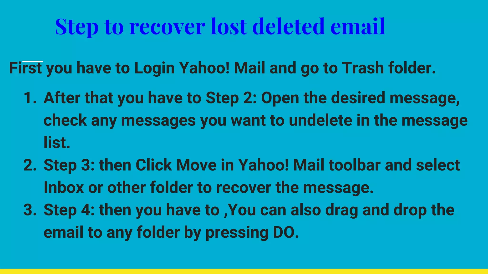 Recover lost deleted email | PPT Recover lost deleted email | PPT