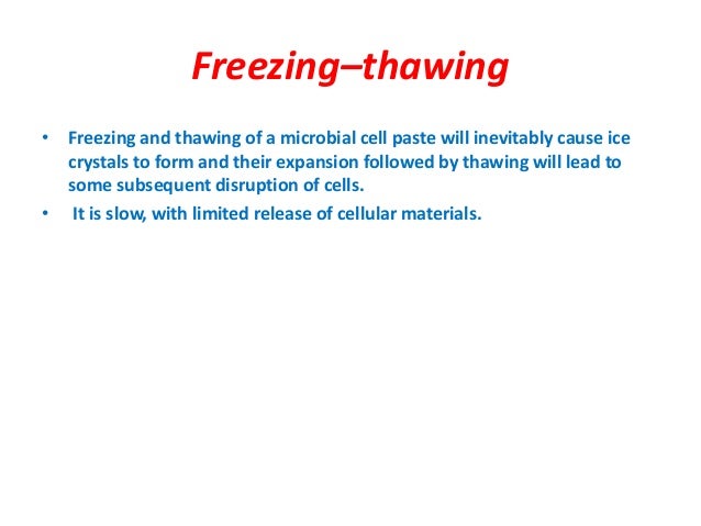 Recovery and purification of intracellular and extra cellular products ...