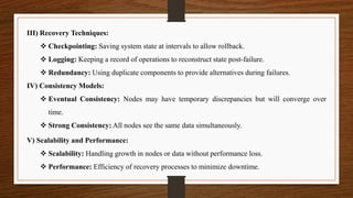 Recovery in Distributed operating system | PPT