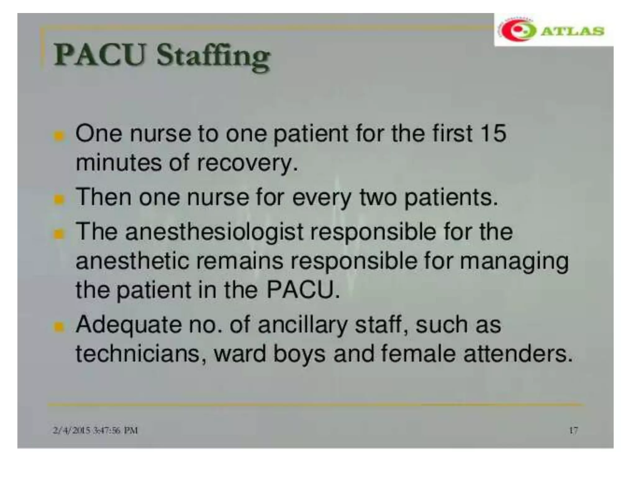 Recovery from anesthesia | PPTX