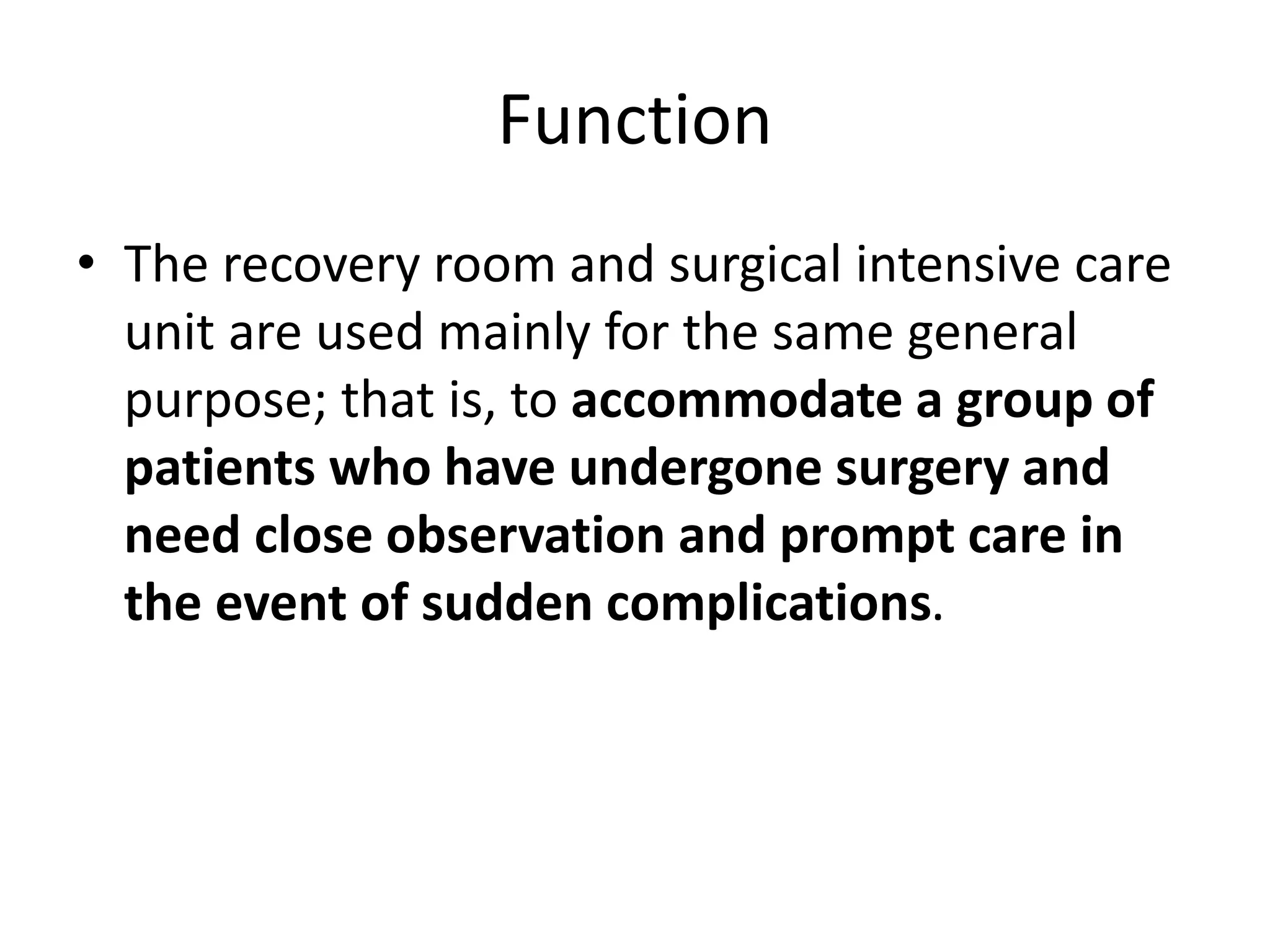 Recovery from anesthesia | PPTX
