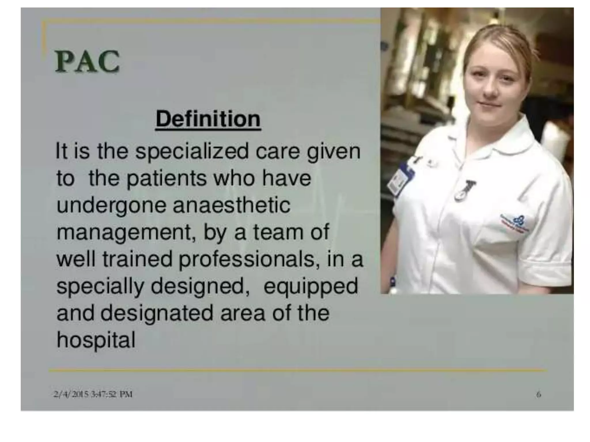 Recovery from anesthesia | PPTX