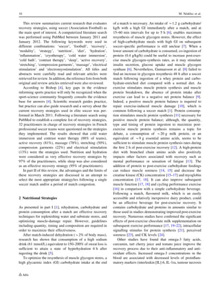 Recovery in soccer | PDF