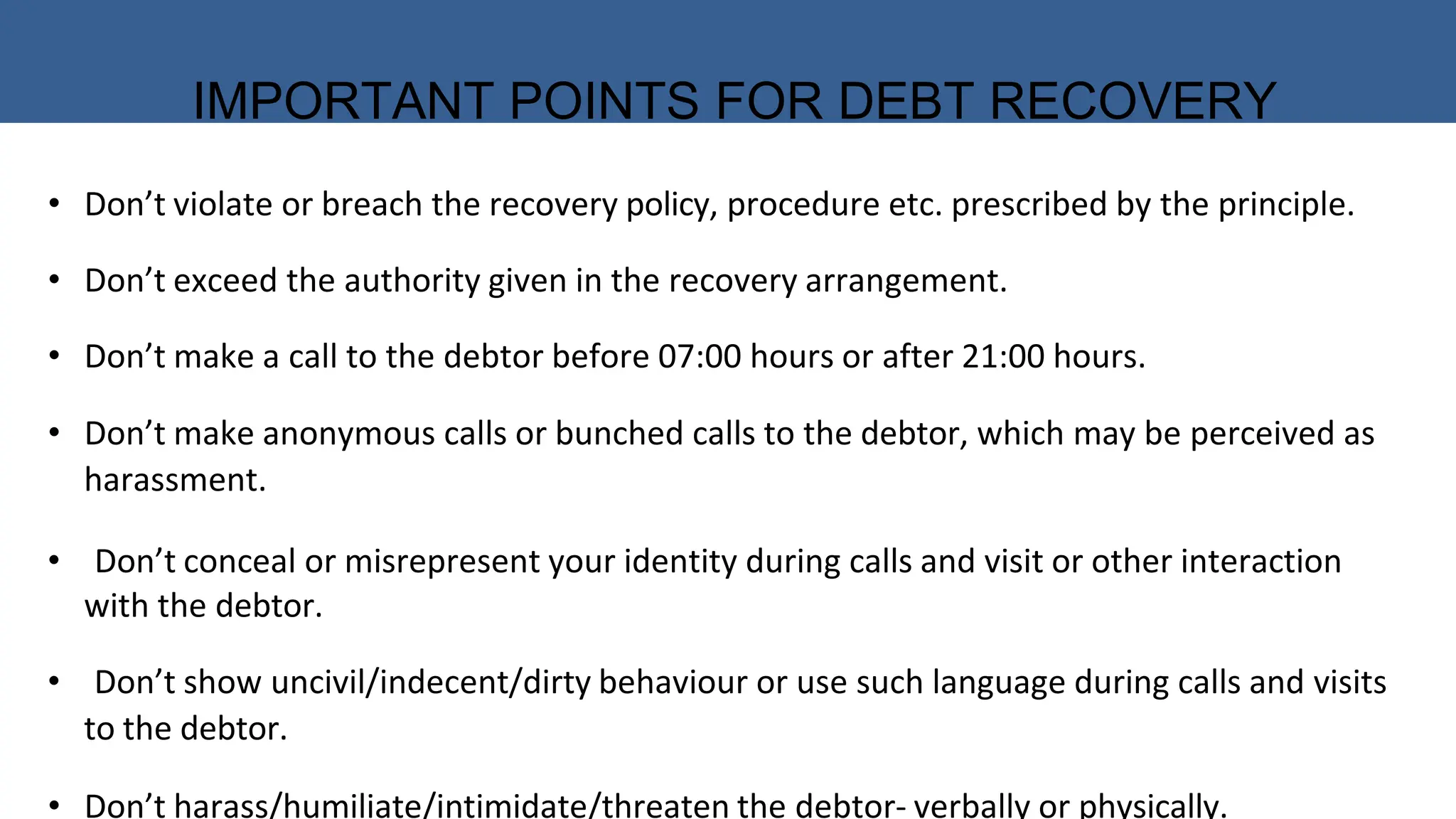 recoverymanagement,PROCESS AND AGENCIES-200524112357.pptx