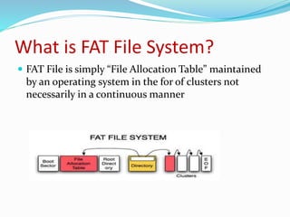 Recovery of fat file data | PPTX | Data Storage and Warehousing | Computing
