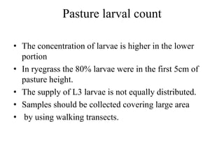 Recovery of larval parasites from soil, tissues | PPT