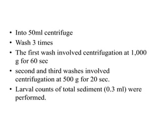 Recovery of larval parasites from soil, tissues | PPT