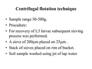 Recovery of larval parasites from soil, tissues | PPT