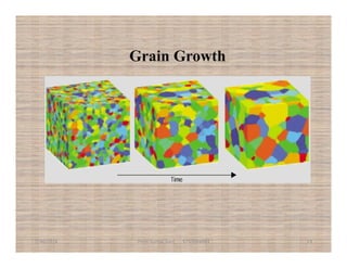 Recovery recrystallization and grain growth | PDF