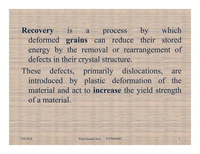 Recovery Recrystallization And Grain Growth Pdf