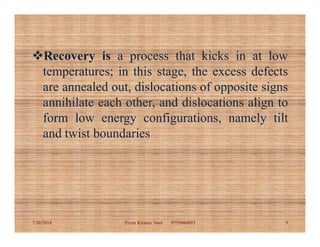 Recovery recrystallization and grain growth | PDF