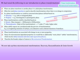 Recovery recrystallization grain_growth | PPT
