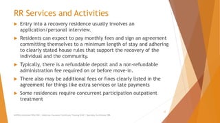 Recovery Residences Overview | PPTX