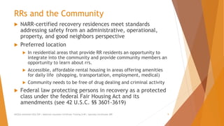 Recovery Residences Overview | PPTX