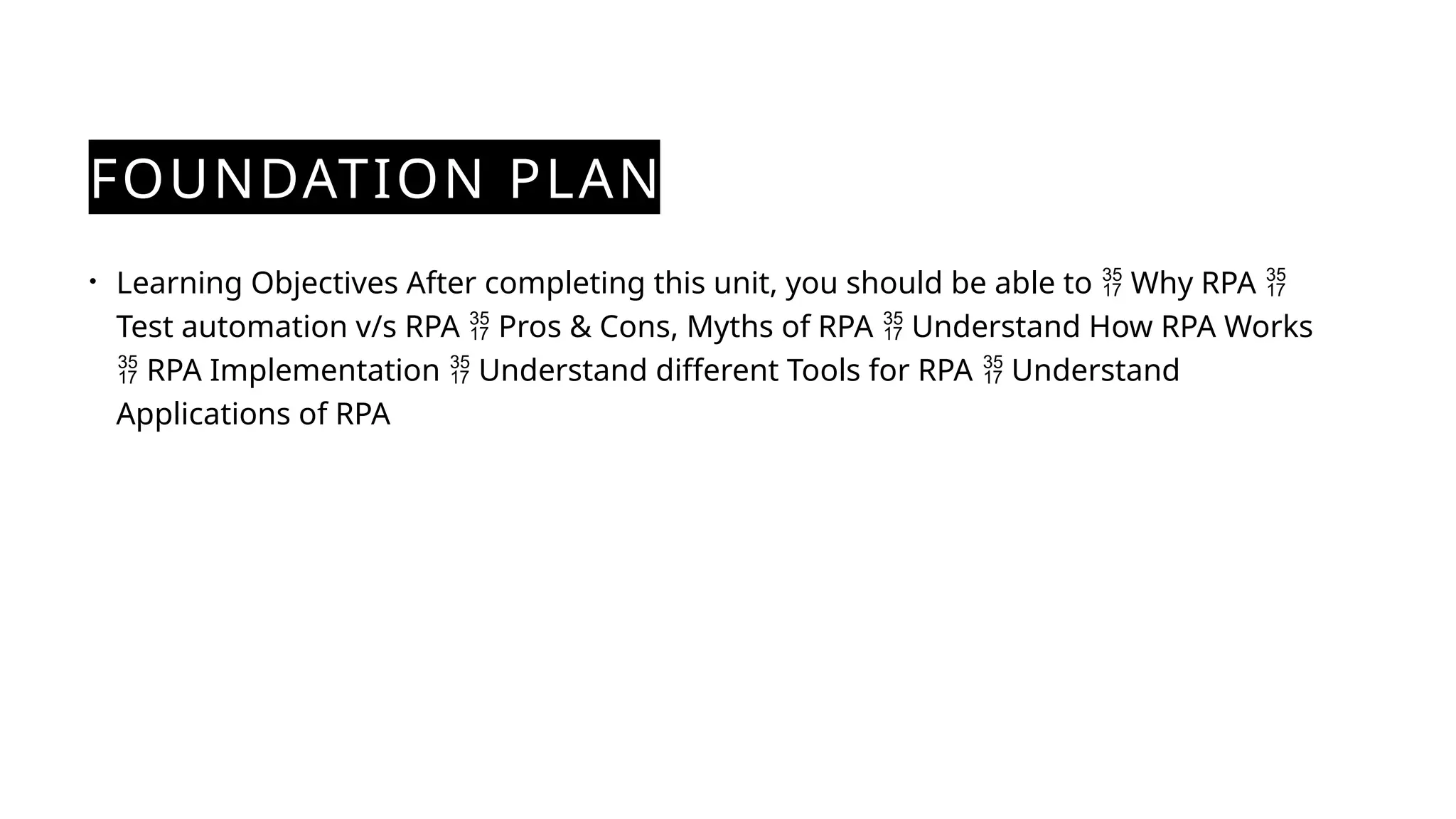 RPA Foundation Learning & Sharing, UiPath | PPTX