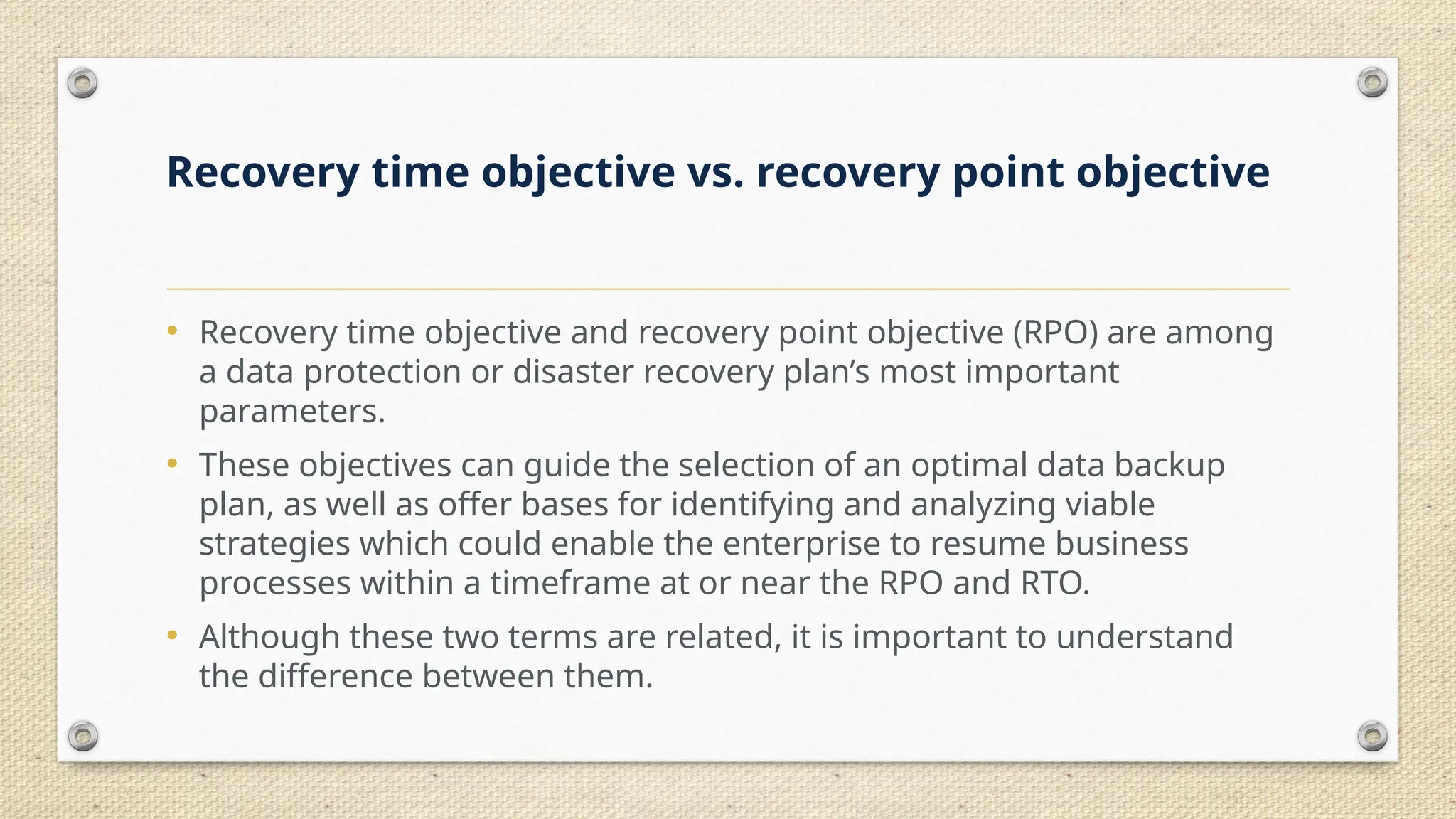 RECOVERY TIME OBJECTIVE IN ISO 22301.pptx
