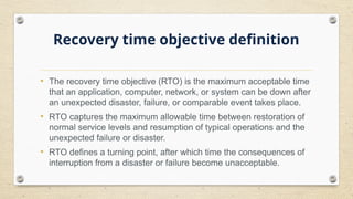 RECOVERY TIME OBJECTIVE IN ISO 22301.pptx
