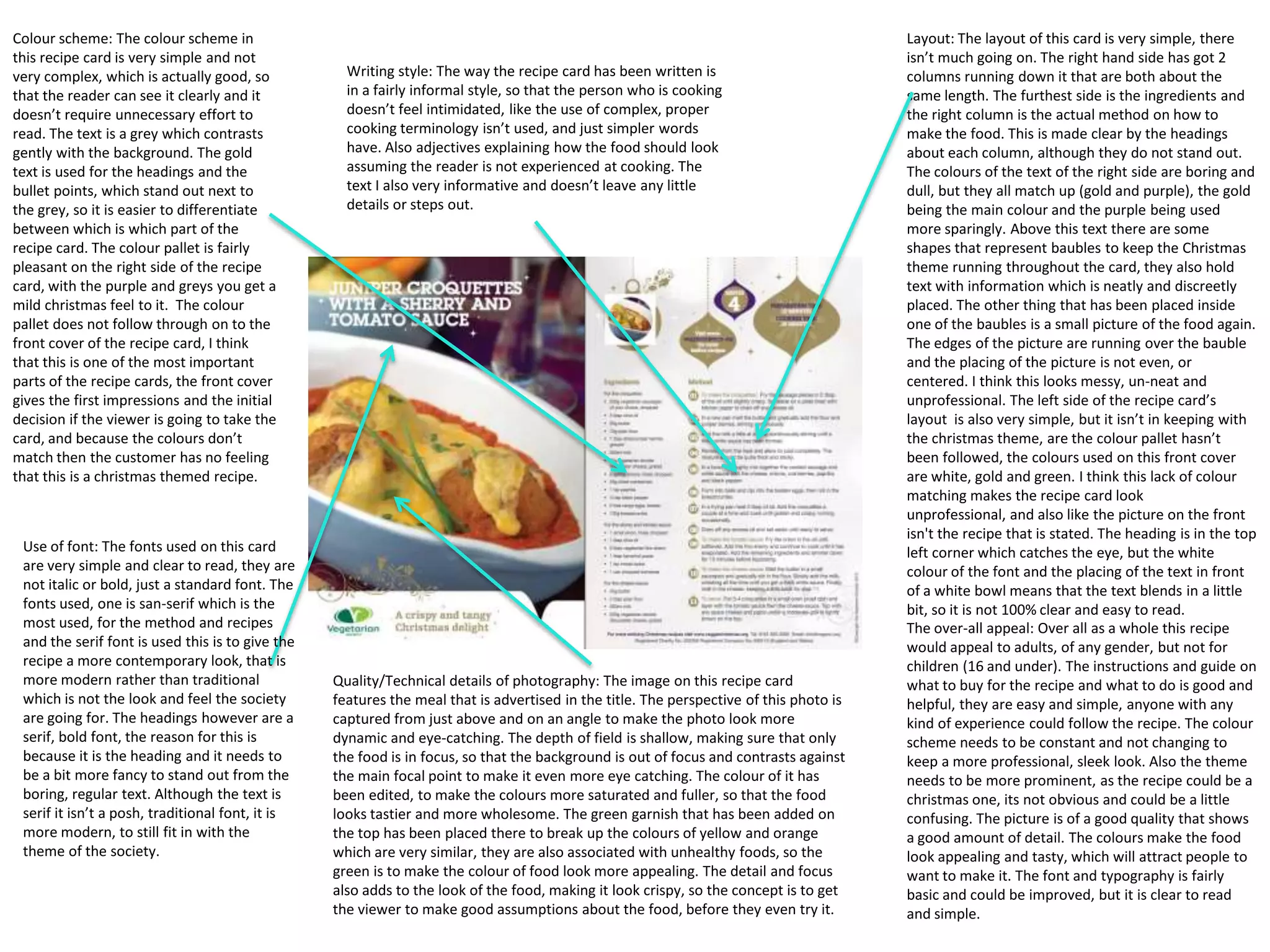 recipe card evaluation | PPT