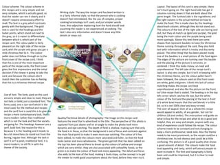 recipe card evaluation | PPT