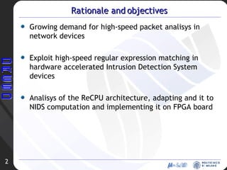 3rd 3DDRESD: ReCPU 4 NIDS | PPT