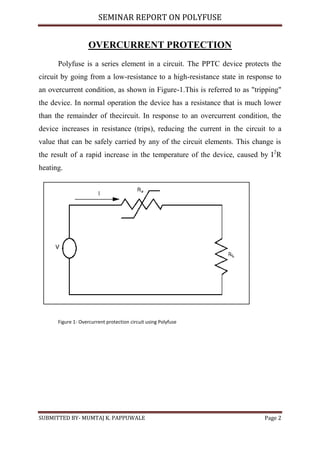 Recreated polyfuse | DOCX | Home Appliances | Home & Garden