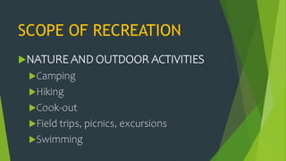 RECREATION and LEISURE Quarter 3 Module 1.pptx