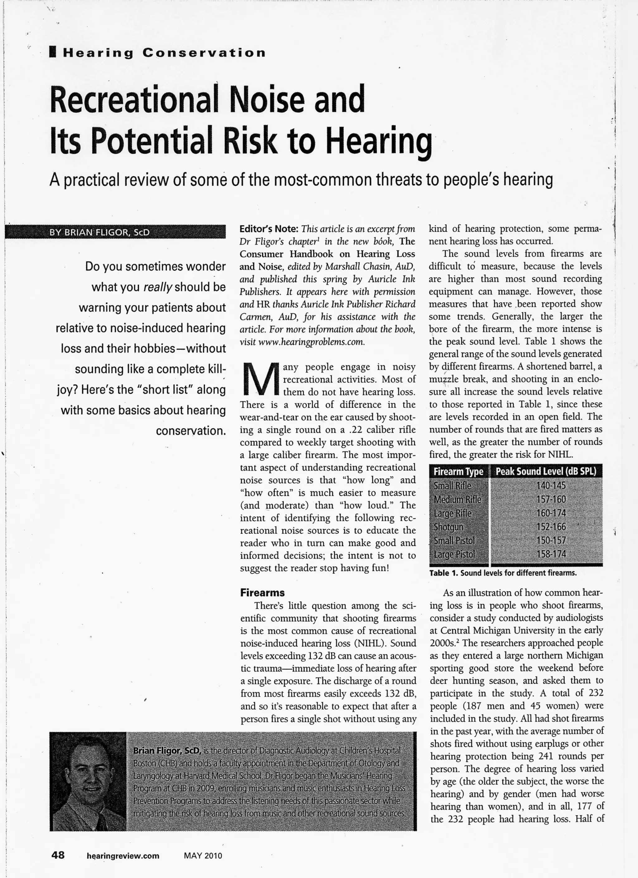 Recreational noise | PDF