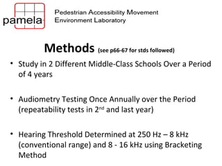 Recreational noise exposure and its effects on adolescents | PPT