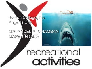 Recreational Activities | PPT