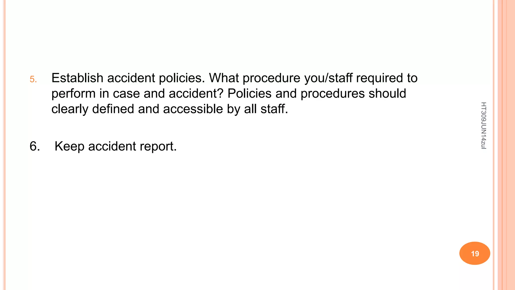 Recreational safety and risk management plan | PPTX