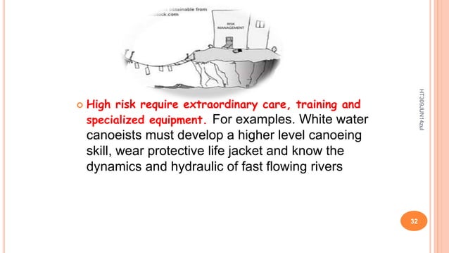 Recreational safety and risk management plan | PPTX