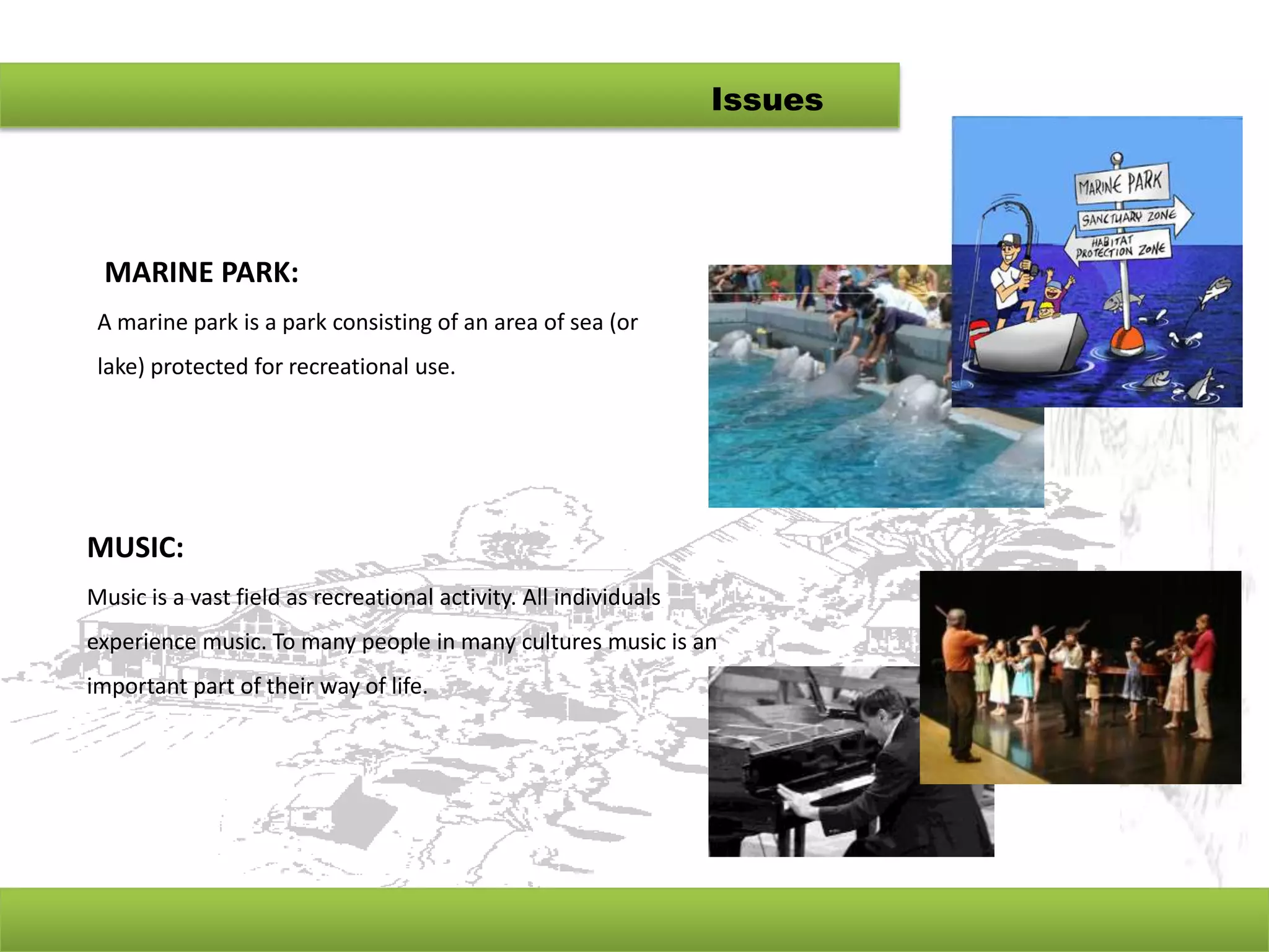 Recreational spaces | PPTX