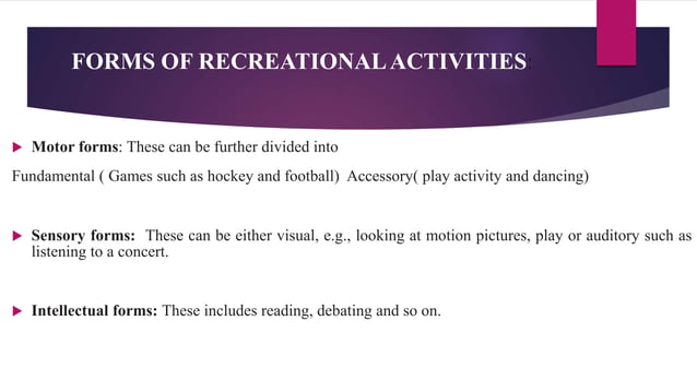 Recreational therapy ppt.pptx total topic | PPTX