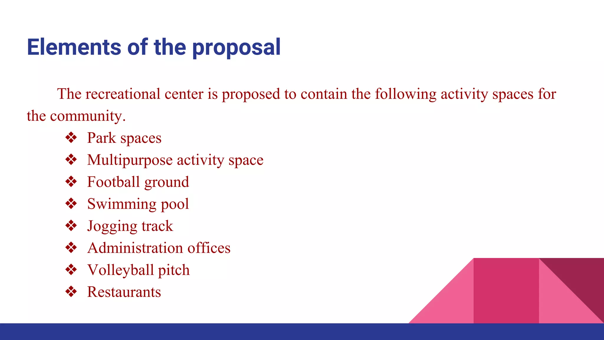 Recreation Center Proposal.pptx