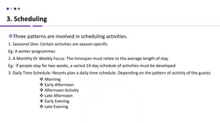 Recreation management in Resorts | PPTX