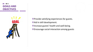 Recreation management in Resorts | PPTX