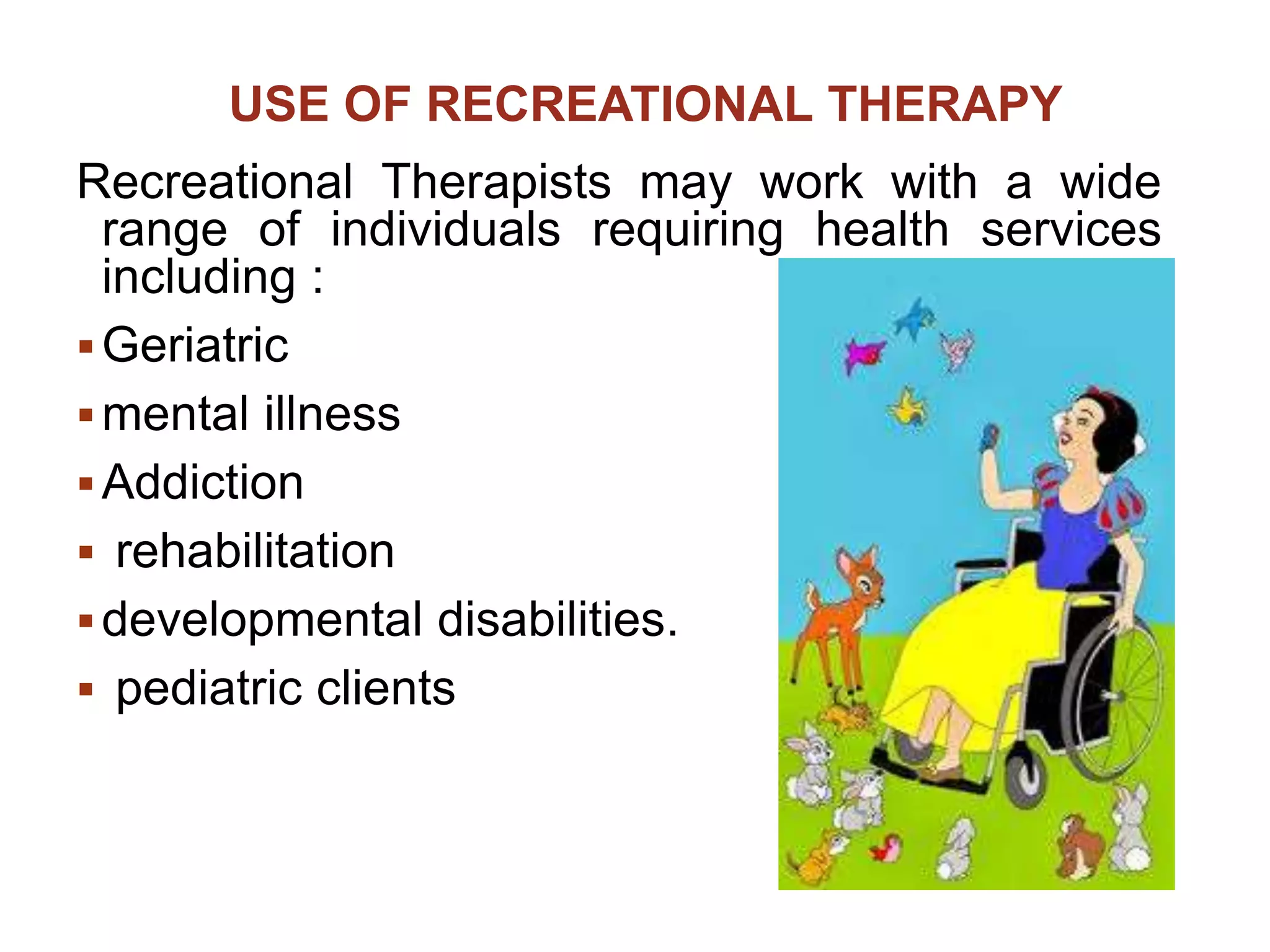 Recreation therapy | PPTX